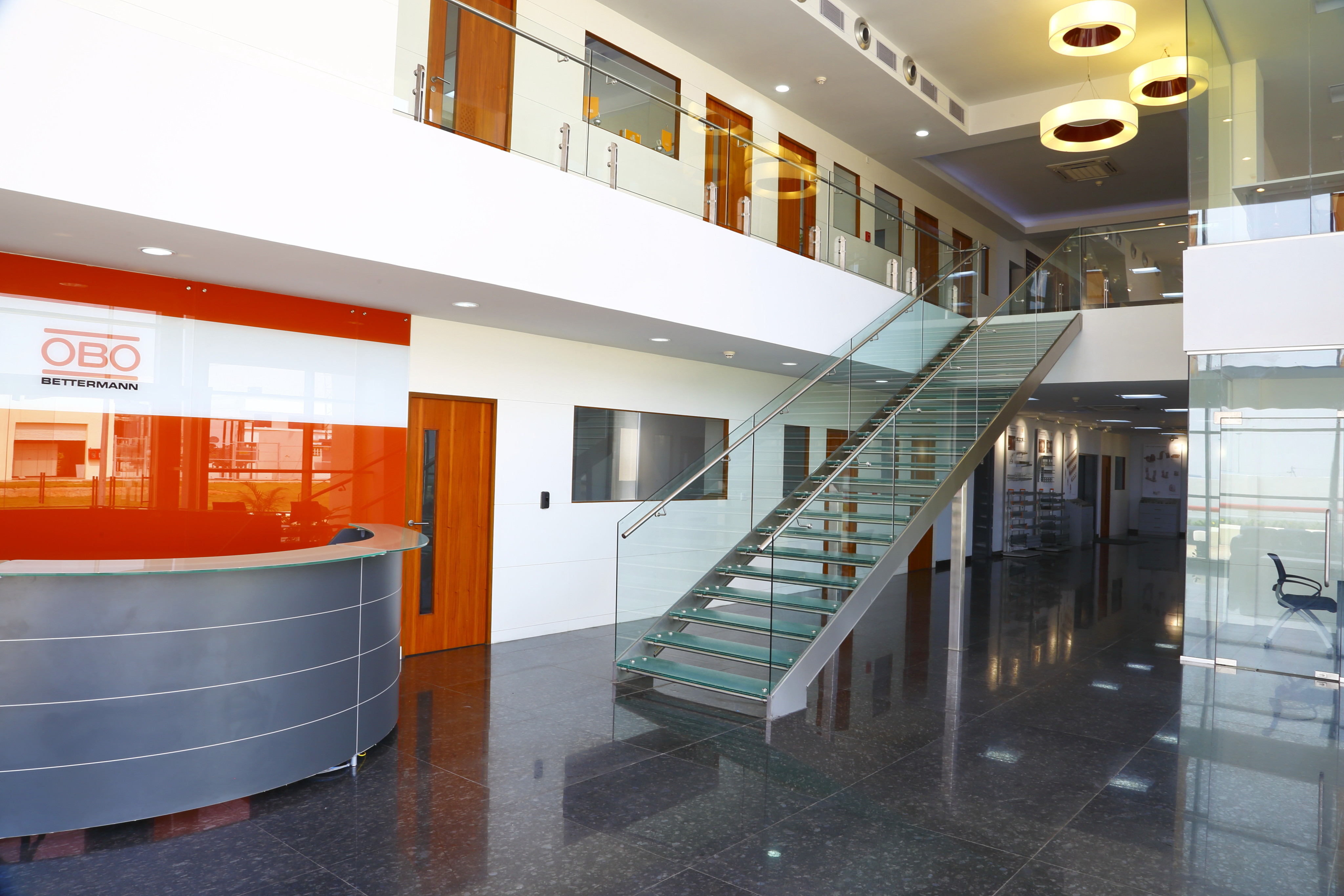 OBO Betterman Factory 05 Reception | Shilpa Architects