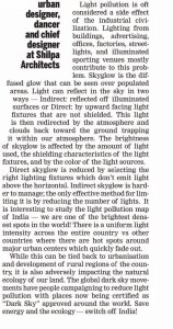 ECOLOGIC: Fight Light Pollution | Shilpa Architects