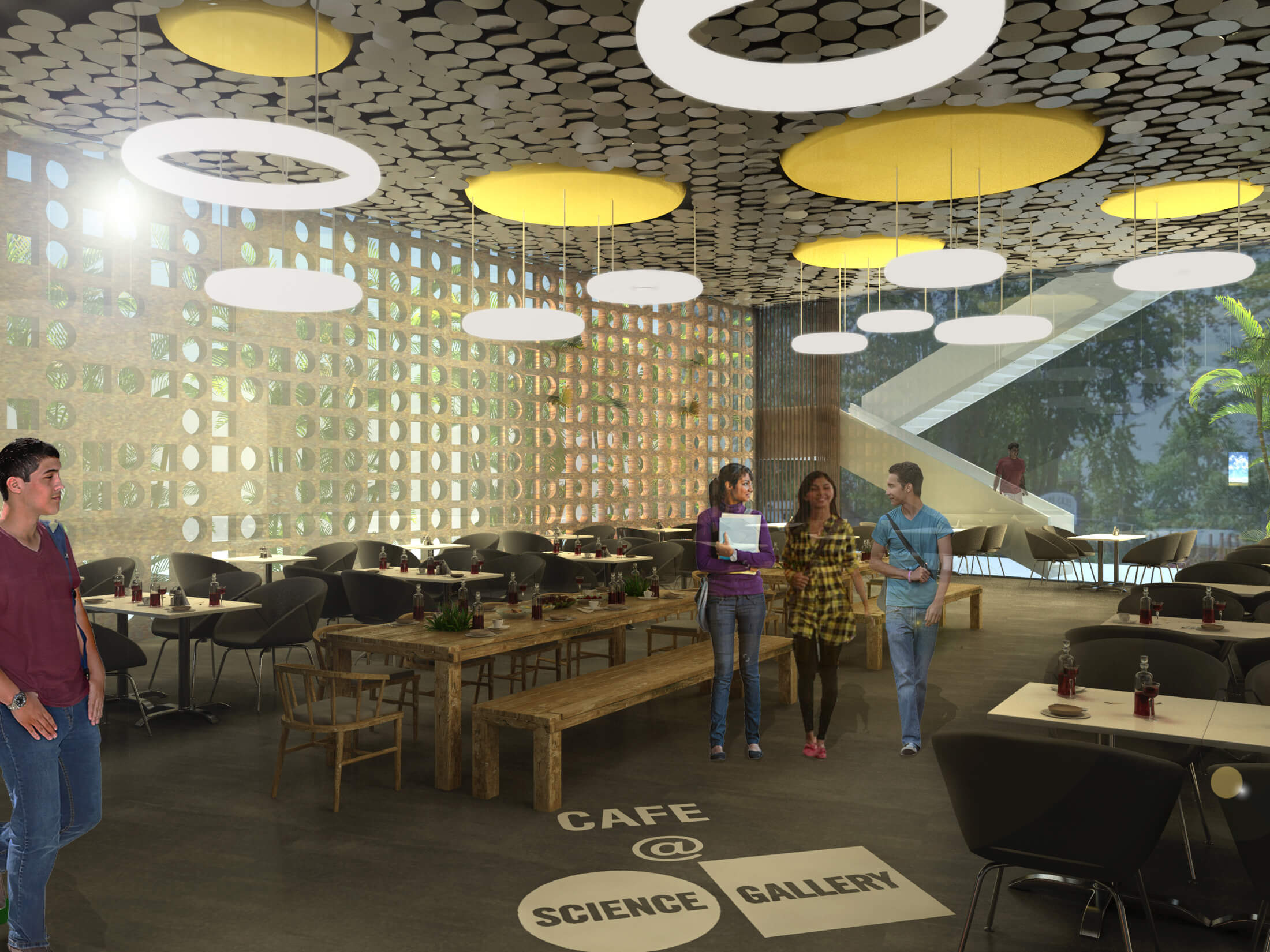 Art and Science Gallery Interior 3 Cafe | Shilpa Architects