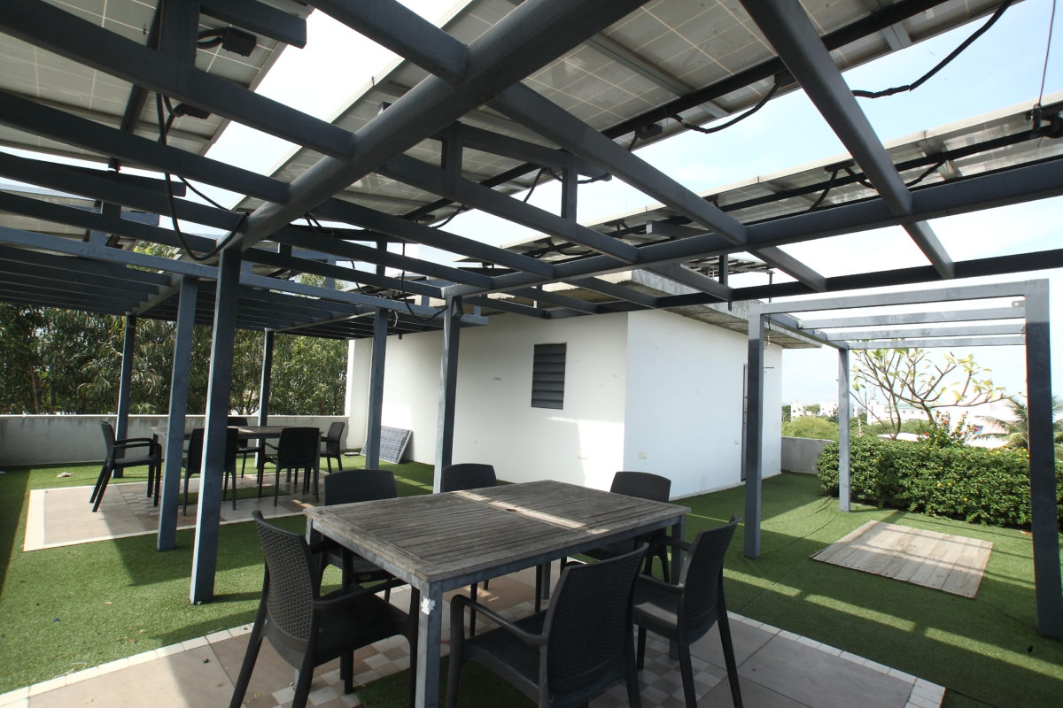 Shilpa Architects Terrace Solar Panel | Shilpa Architects